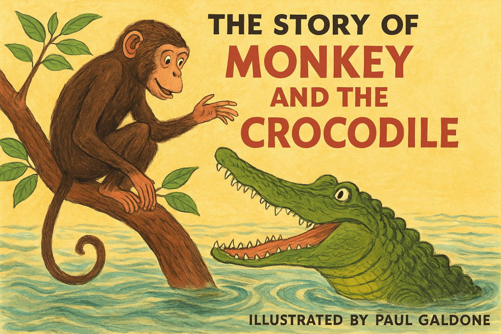 Story of Monkey and the Crocodile By Paul Galdone: A Classic Tale